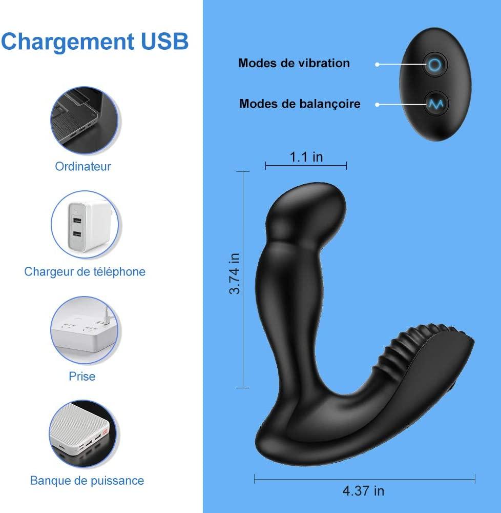 Vibromasseur Prostatique Avec 5 Pivotementsand10 Vibrations Xeoxhoney Fr